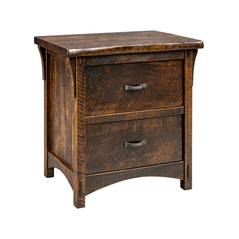Montana Mission 2 Drawer Nightstand – Green Gables Furniture